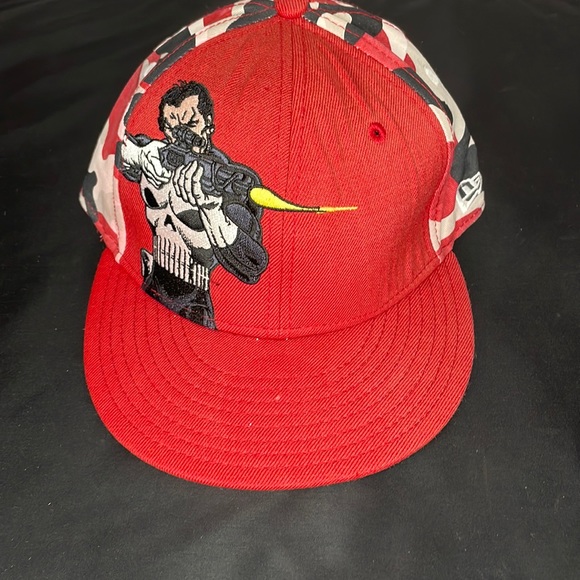 New Era | Accessories | Punisher Red Camo New Era Hat Seven And Three ...